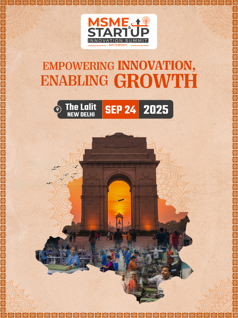 Brochure - MSME Startup Innovation Summit - 5th Edition | PDF