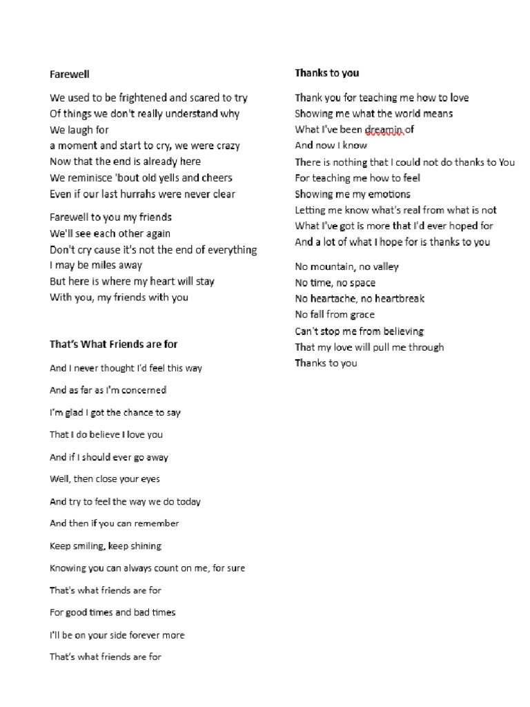 Lyrics | PDF