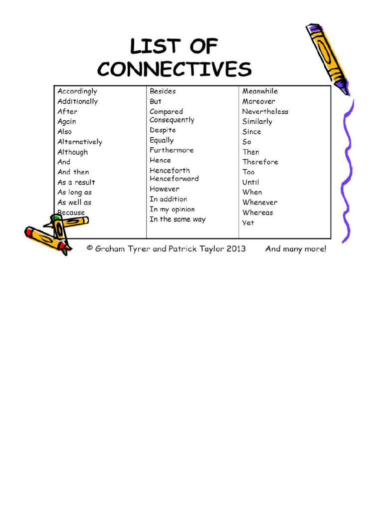 Connectives and Transitions | PDF