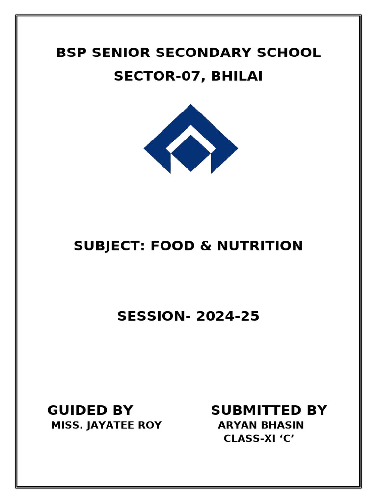 Bsp Senior Secondary School | PDF