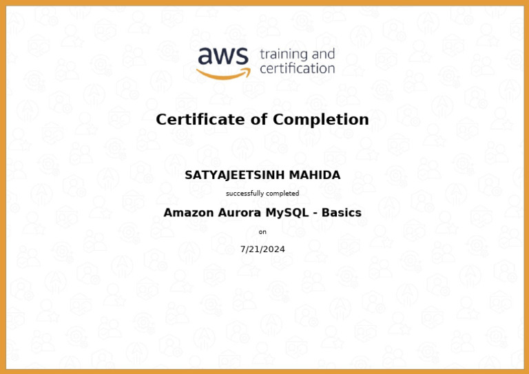 Amazon Certificate 2 | PDF