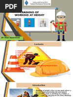 Work at Height - Toolbox Talk | PDF | Risk | Occupational Safety And Health