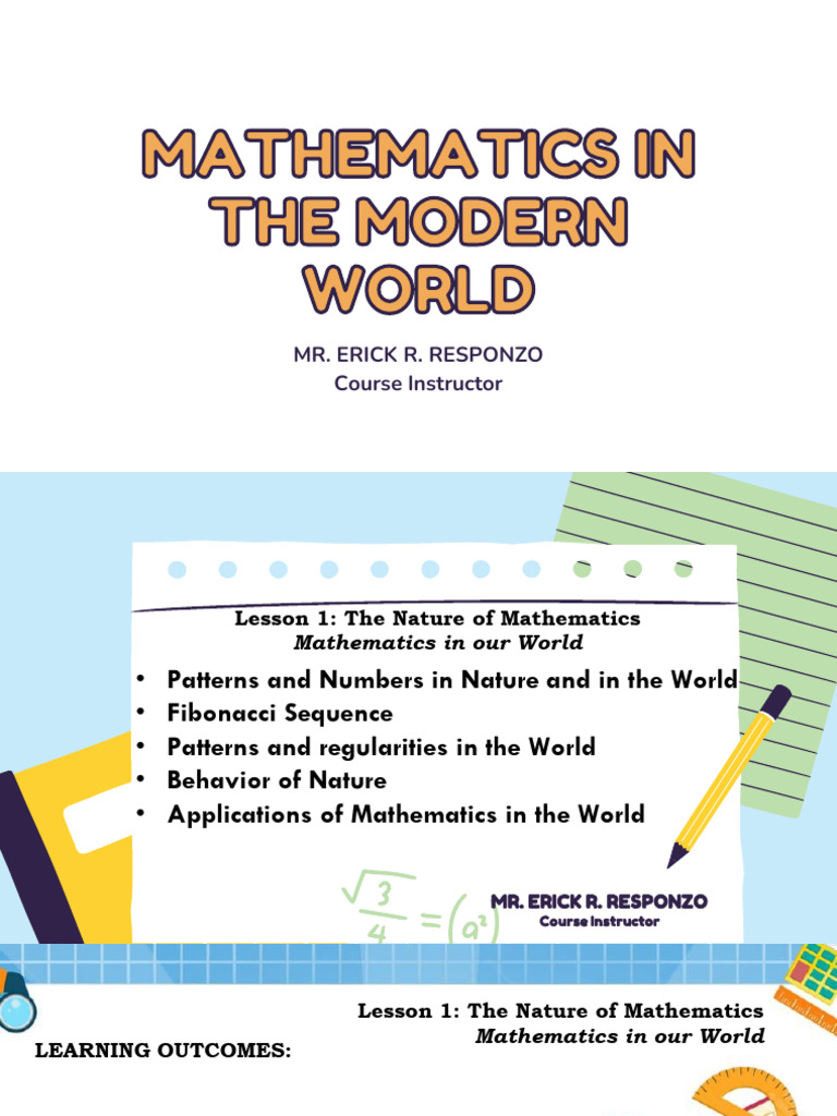 Patterns and Applications of Mathematics | PDF | Shape | Geometry
