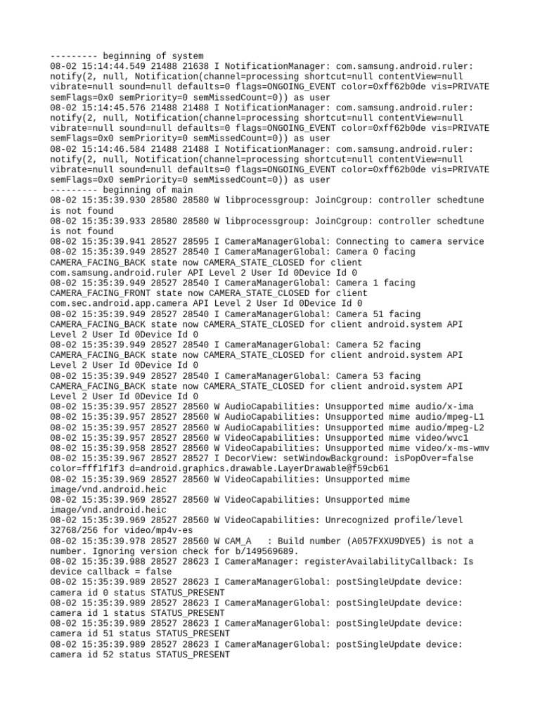 Log Cat 1754127339887 | PDF | Computer Libraries | Software Development