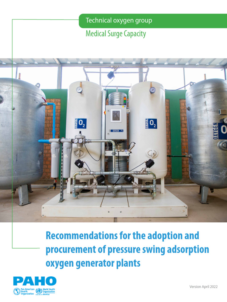 Recommendations for the adoption and procurement of pressure swing ...