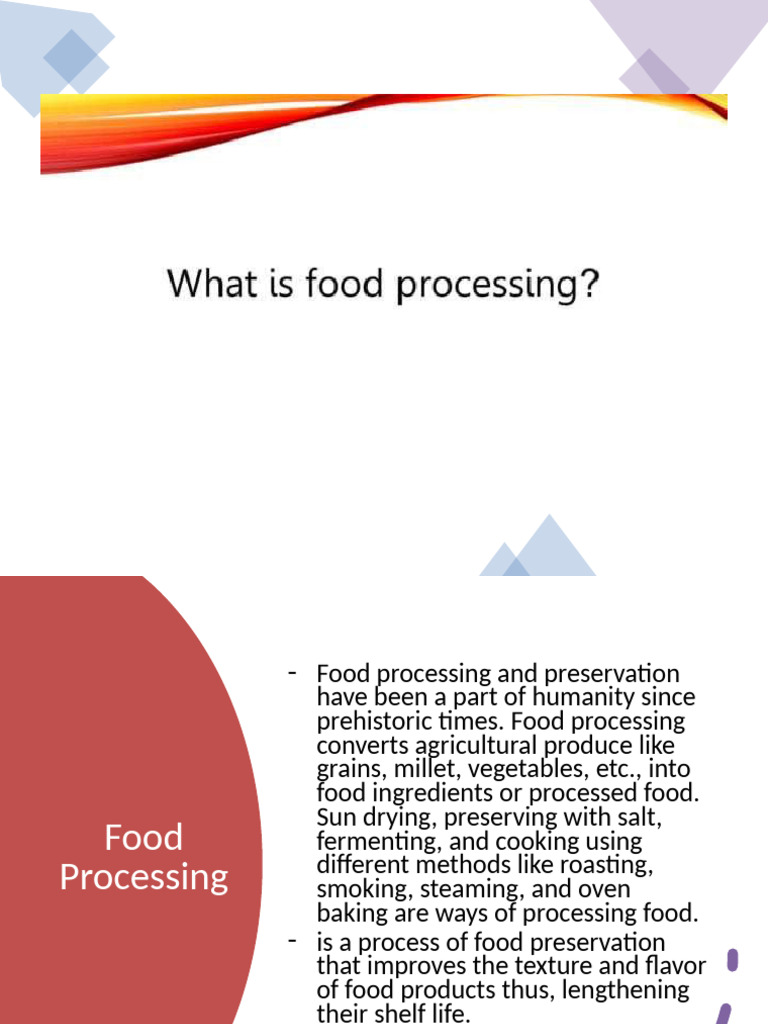 Food Processing Techniques and Tools | PDF | Food Processing | Curing ...
