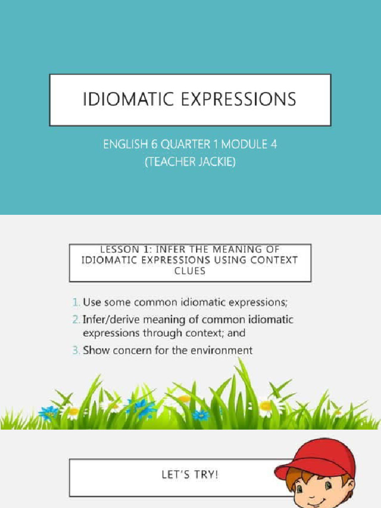 Idiomatic Expression | PDF