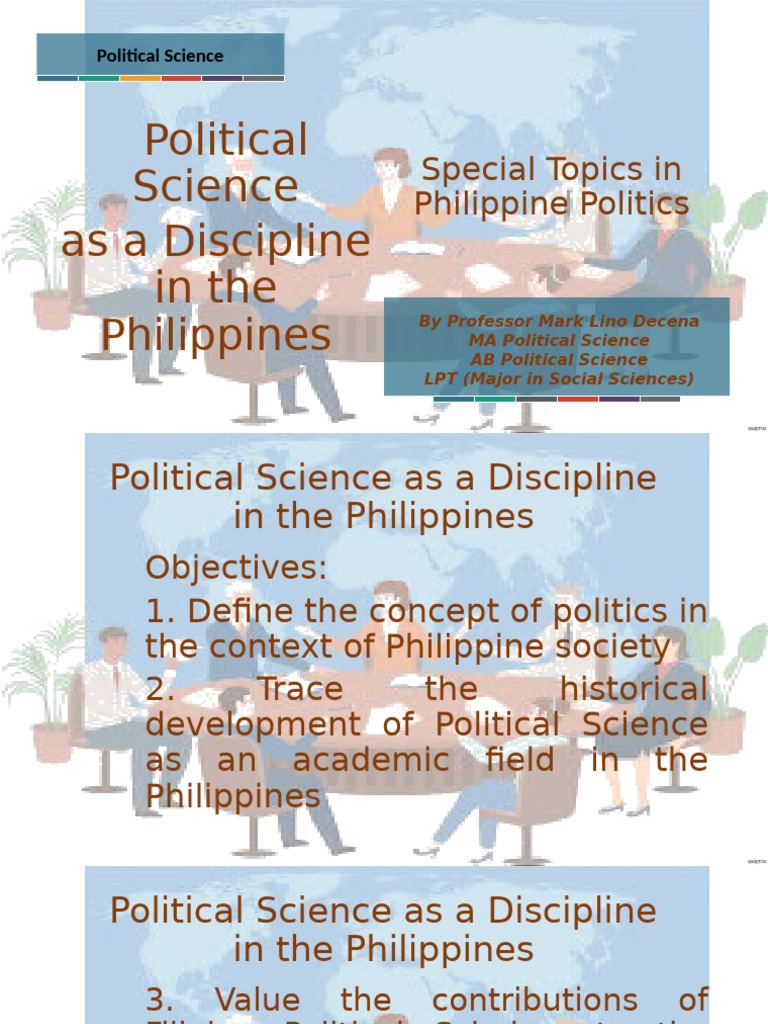 Module 1 Political Science As A Discipline in The Philippines | PDF ...
