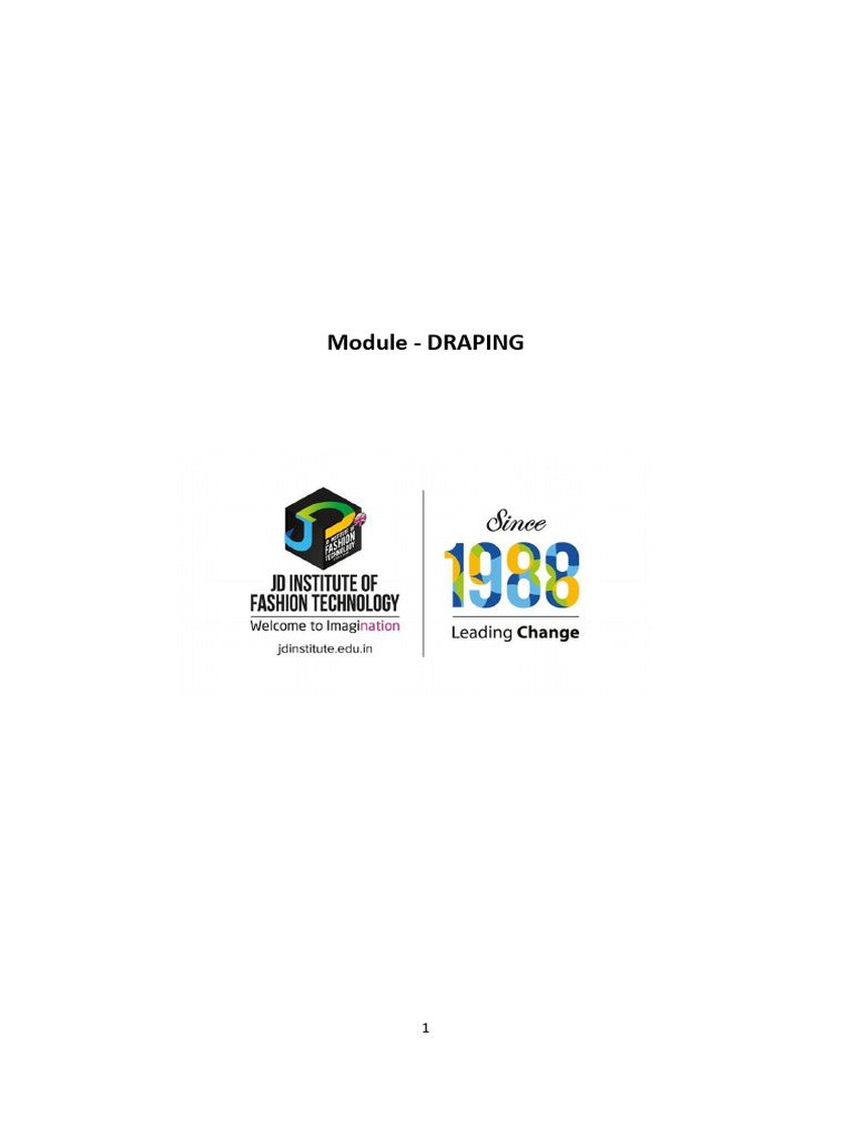 Draping PDF | PDF | Seam (Sewing) | Fashion
