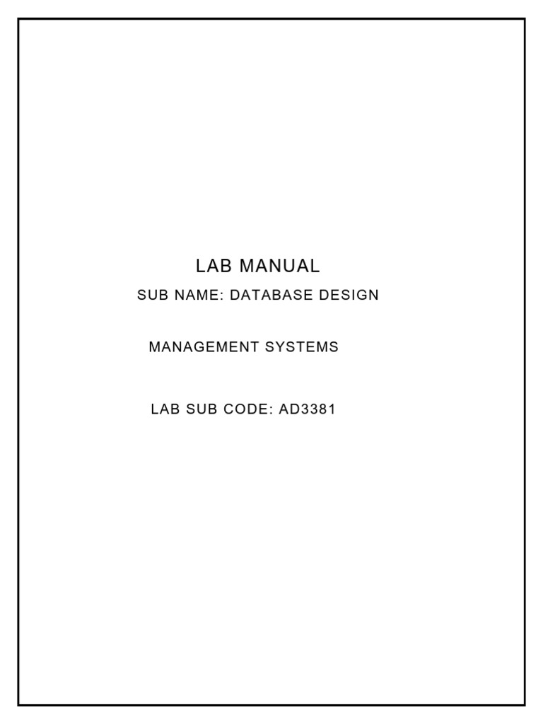 DDM Lab PDF | PDF | Pl/Sql | Databases