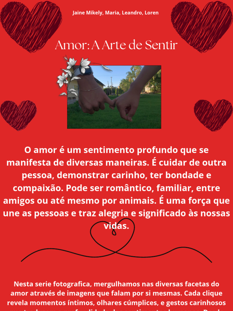 Facetas do Amor em Fotografias | PDF