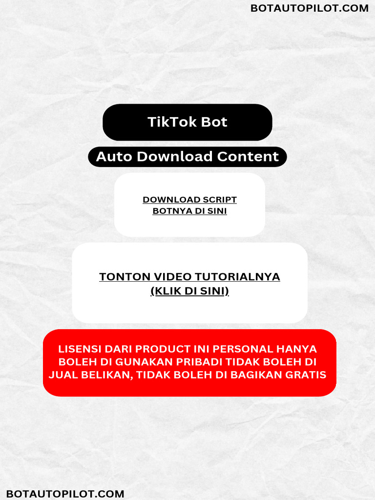 Bot Tik Tok Downloader | PDF