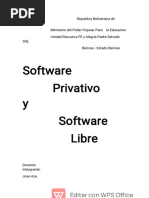 Cuadro Comparativo Software Libre y Software Privativo | PDF | Software libre | Software