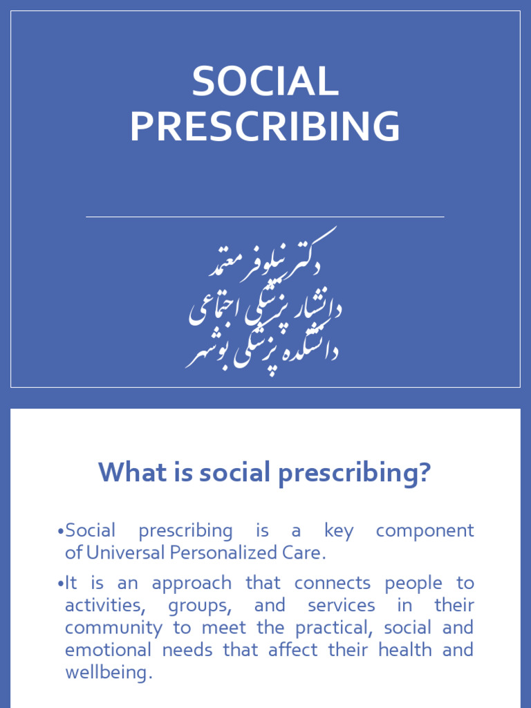 Social Prescribing New | PDF