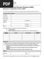 NHS Opt Out Form | PDF | Pension | Tax Refund