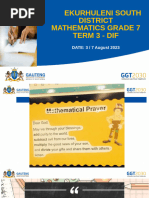 Grade 7 Atp 2025 | PDF | Multiplication | Shape