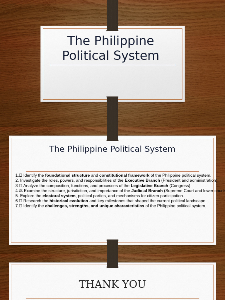Overview of the Philippine Political System | PDF