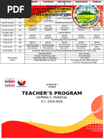 Class Program Matatag Grade 1 | PDF