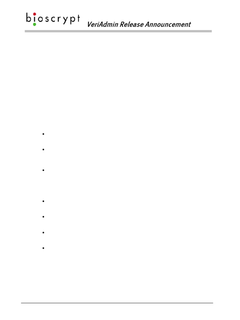 VeriAdmin Release Announcement v5.40 | PDF | Microsoft Power Point ...