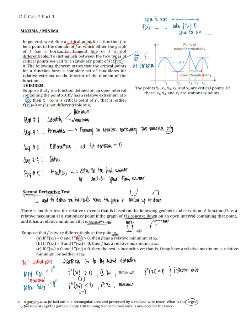 Differential Calculus 2 | PDF