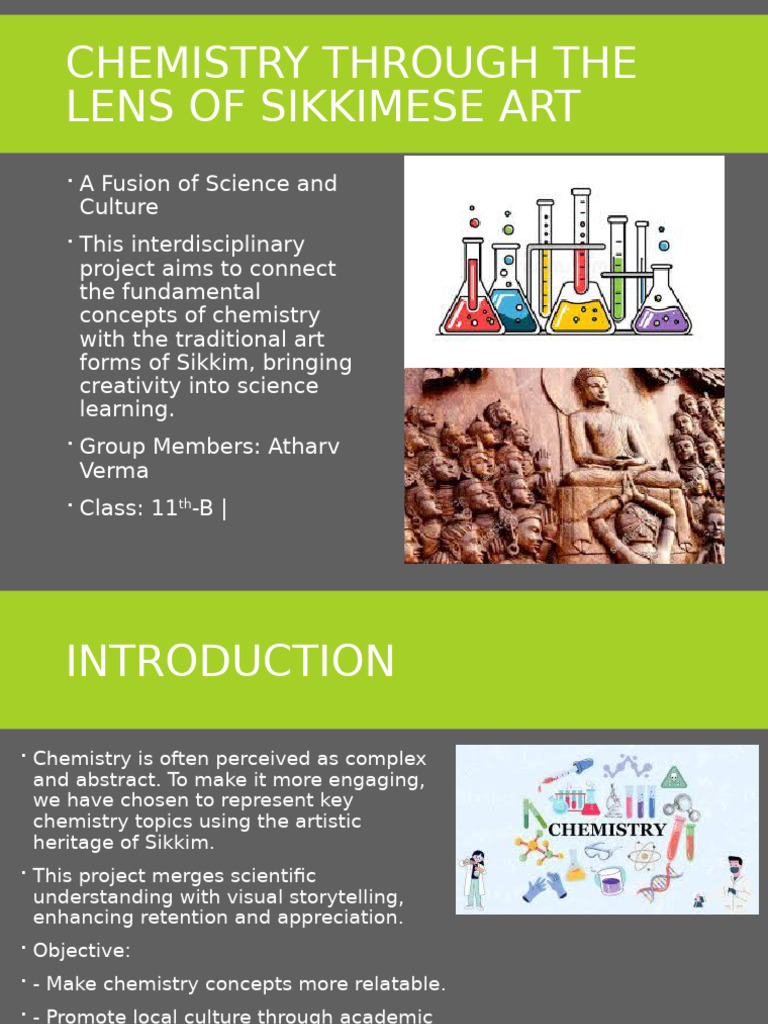 Chemistry Through Sikkimese Art Detailed | PDF | Chemistry | Atomic Orbital