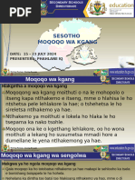Moqoqo wa Sesotho: Ts'ebetso le Mekgwa | PDF