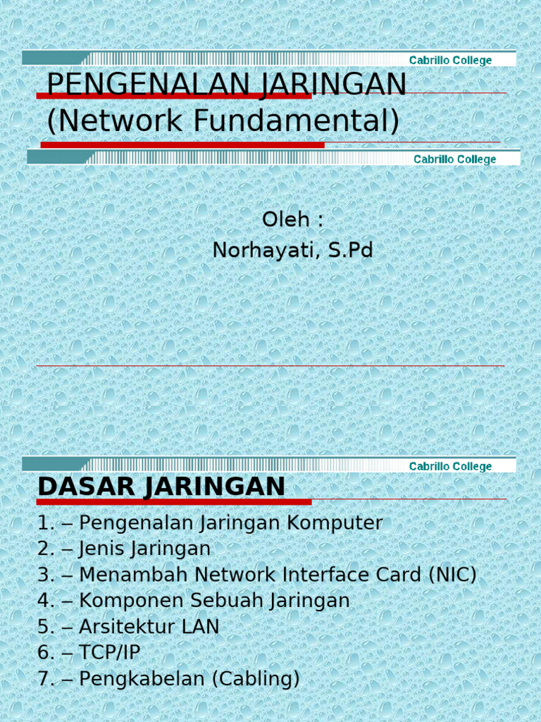 Fundamental Network | PDF