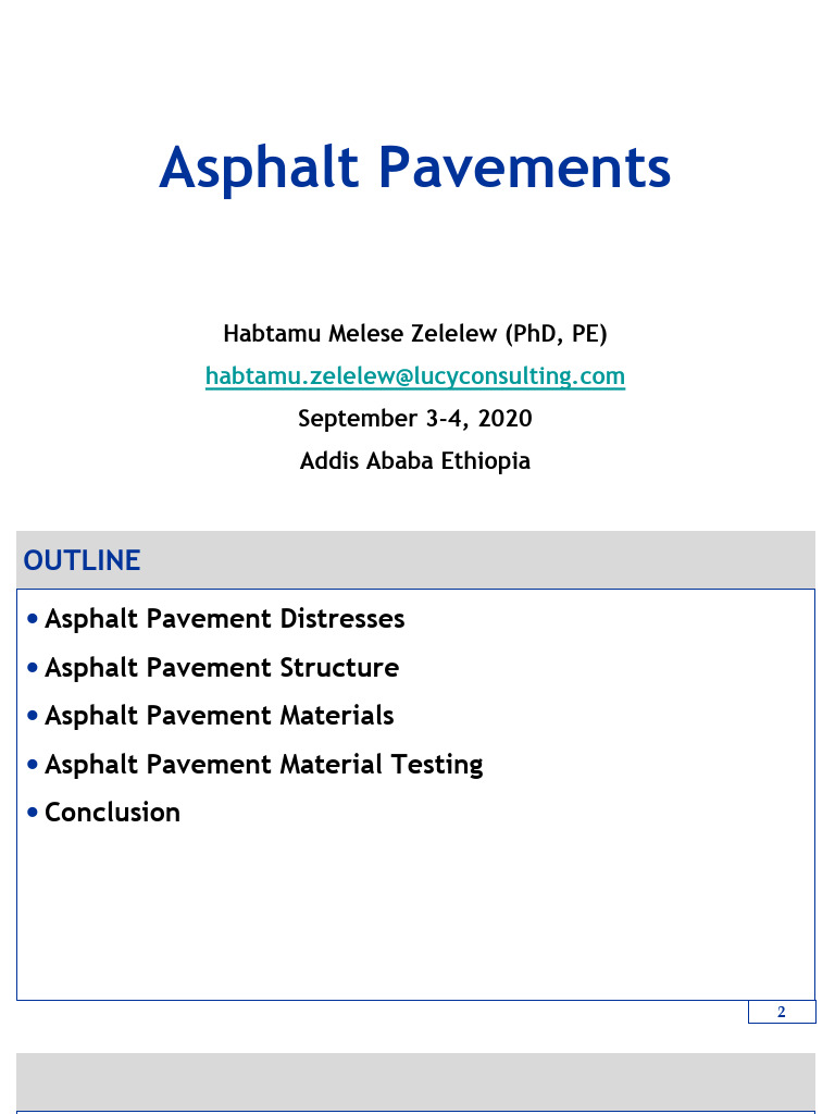 Understanding Asphalt Pavement Distresses | PDF | Road Surface ...