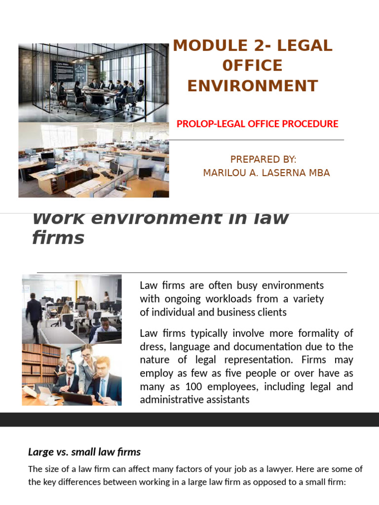 Legal Office Procedures and Systems | PDF | Law Firm | Image Scanner
