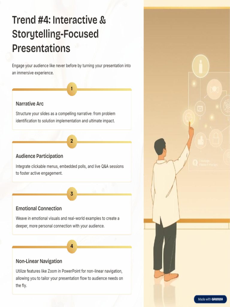 Trend 4 Interactive and Storytelling Focused Presentations | PDF