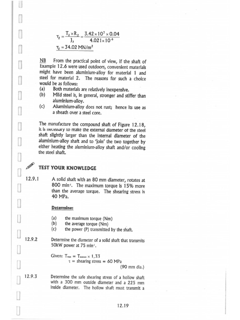 IINEEB1 Tutorial 1 Questions | PDF