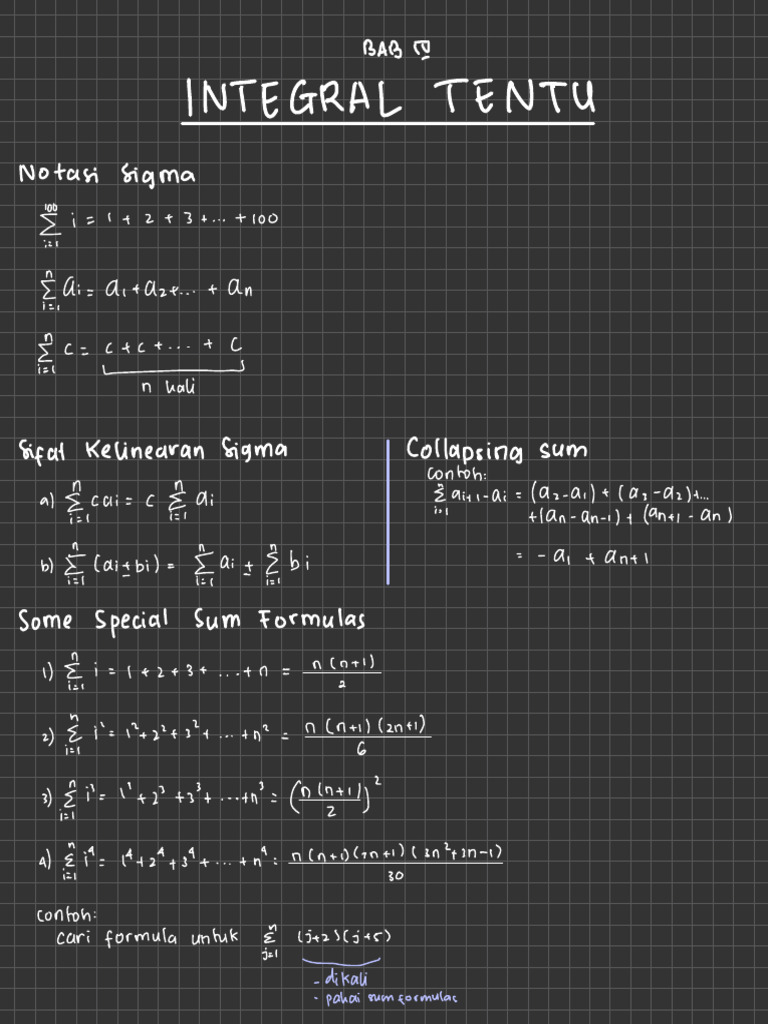 Kalkulus Integral Tentu | PDF