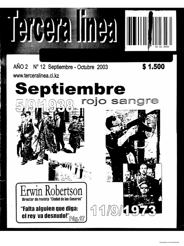 Entrevista A Erwin Robertson, Tercera Línea, Año II, n12, Sep-Oct, 2003 ...