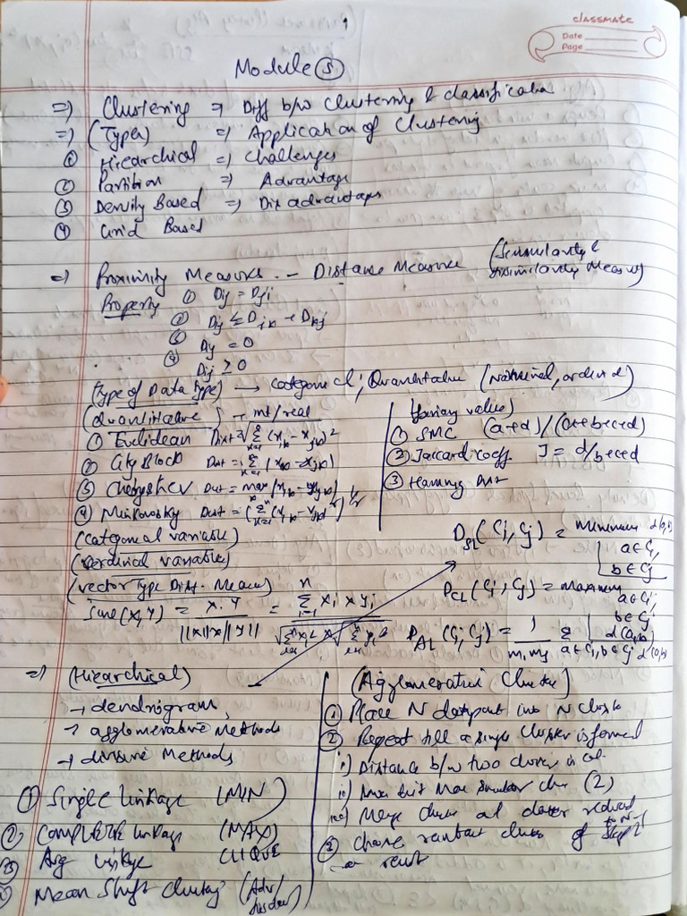 ML Module 5 Bullets | PDF