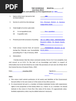 Immovable Property Declaration Form | PDF