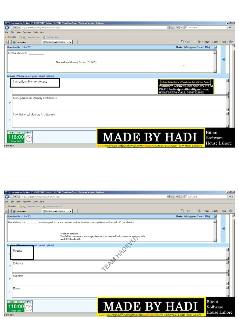 Cs614 Final Term File 2 Solved by Team Hadi | PDF
