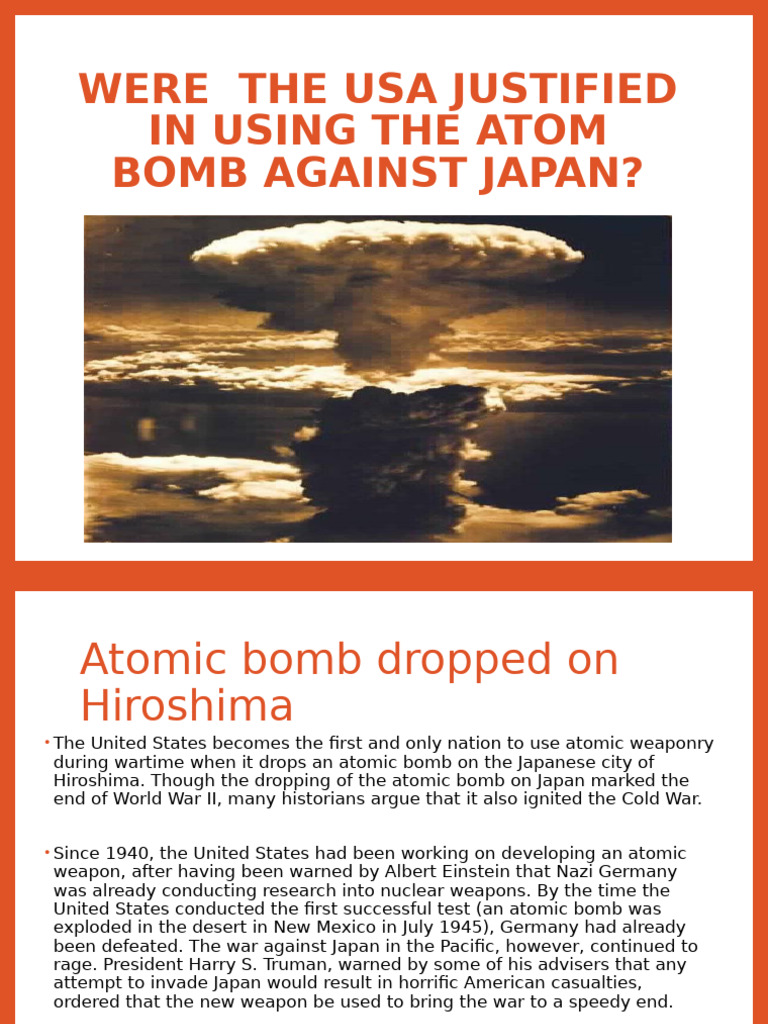 History Taster Day Activity PPT | PDF | Nuclear Weapons | Atomic ...