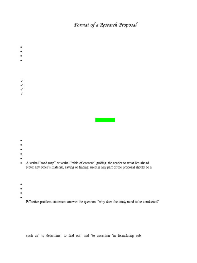 Research Proposal Structure Guide | PDF | Sampling (Statistics ...