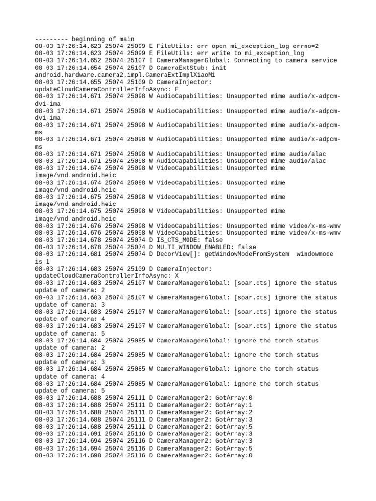 Log Cat 1754216774532 | PDF | Computing | Software