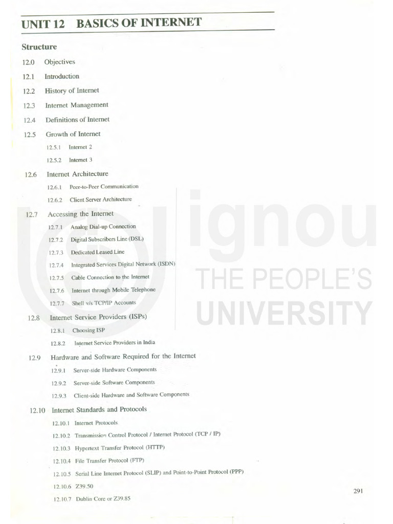Unit 12 | PDF | Internet | Computer Network