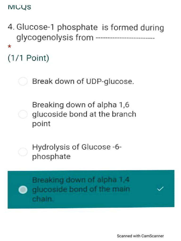 Biochemistry QUIZ 2 | PDF