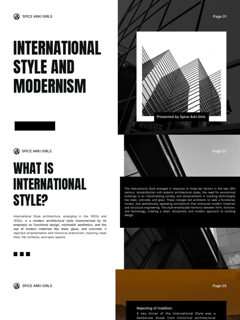 G10 - INTERNATIONAL STYLE and MODERNISM | PDF | Minimalism | Modernism