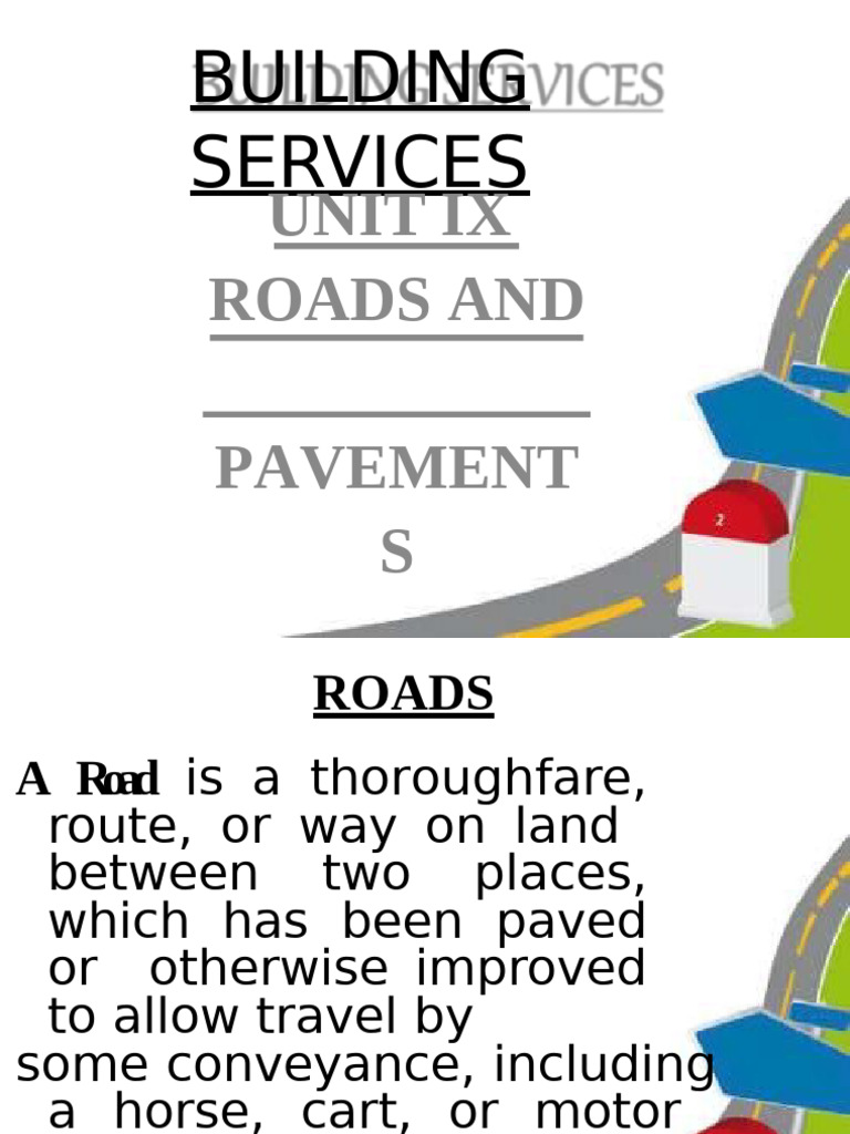 Roadsandpavementsppt | PDF | Concrete | Road Surface