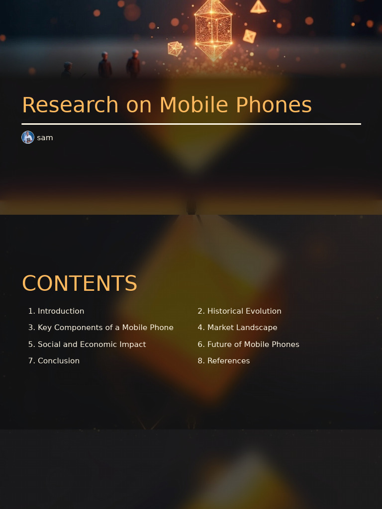Mobile Phones: Evolution and Impact | PDF | Smartphone | Telephone