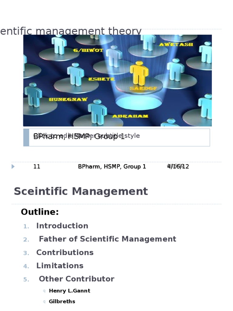 Scientific Management Theory | PDF | Science | Epistemology