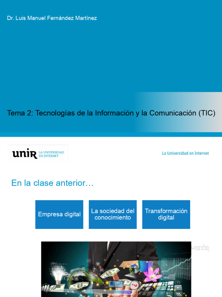 2 - TIC - 2024 - 25 - Tema 2 | PDF | Tecnología de información y ...