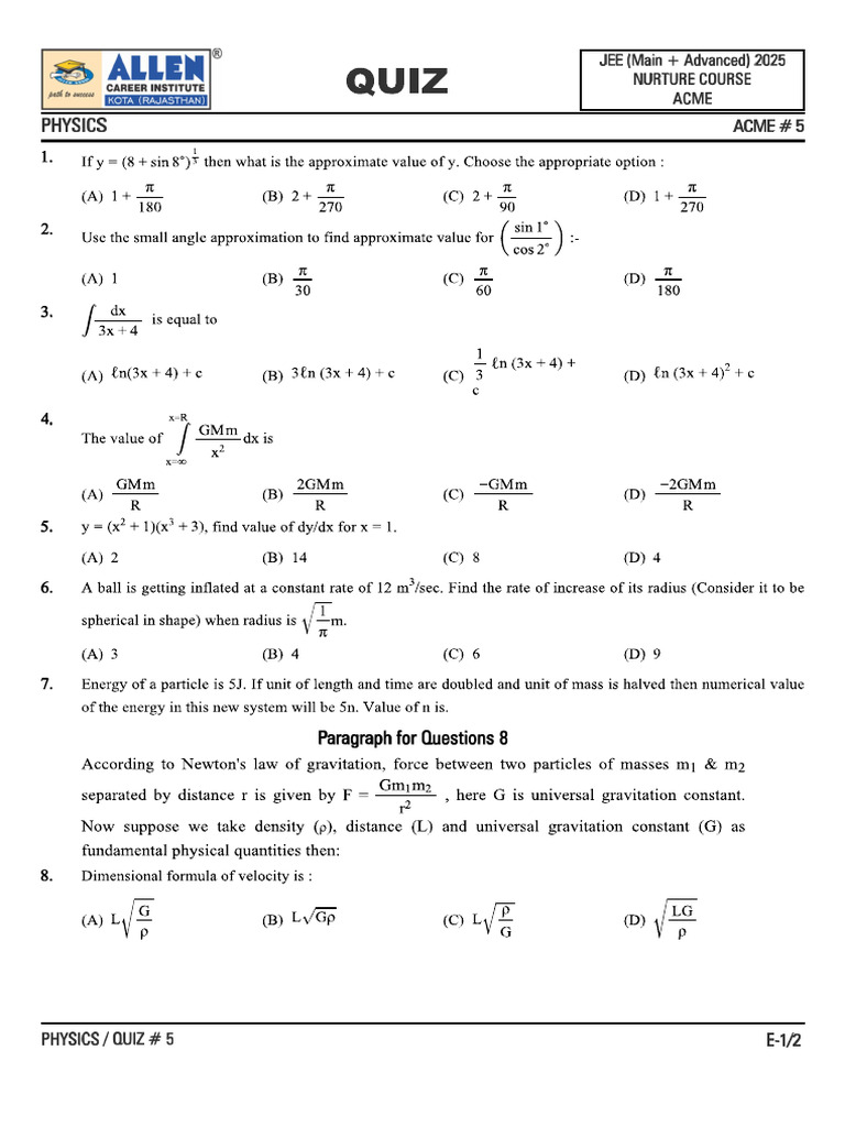 05# Quiz #5 Updated PAZ0005-Allen | PDF