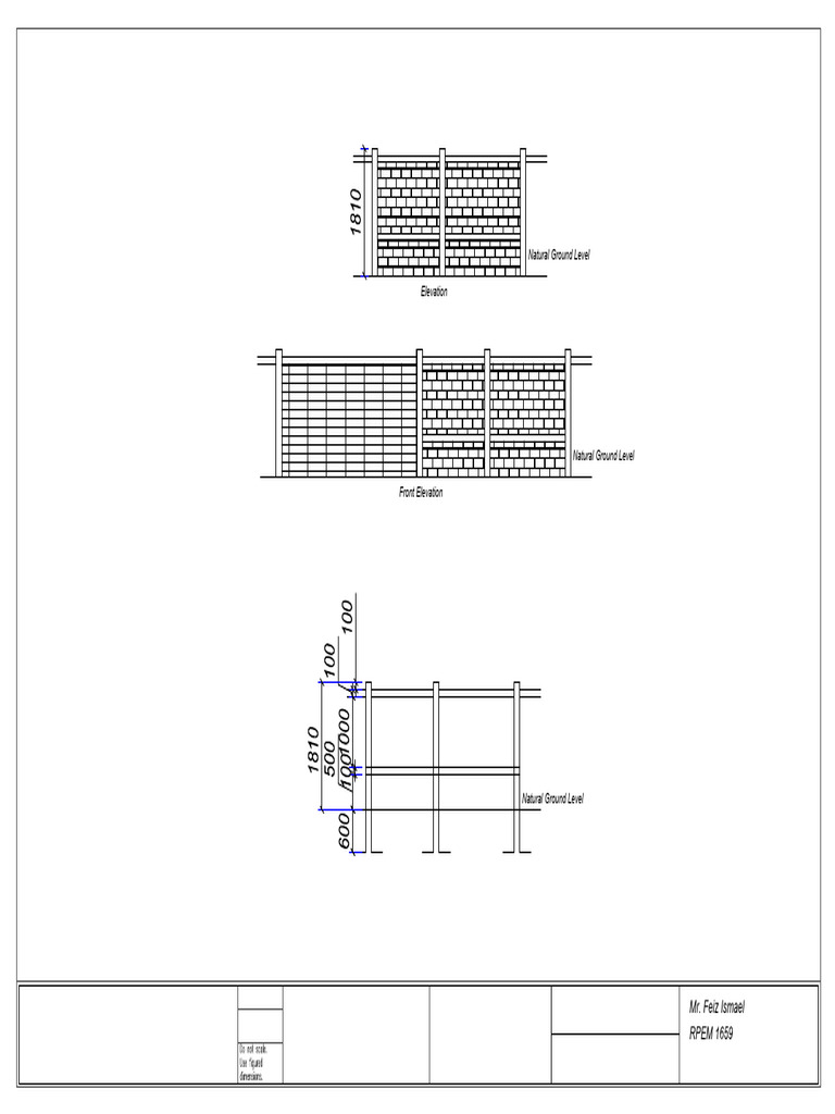 B.wall Elevations & Sections | PDF