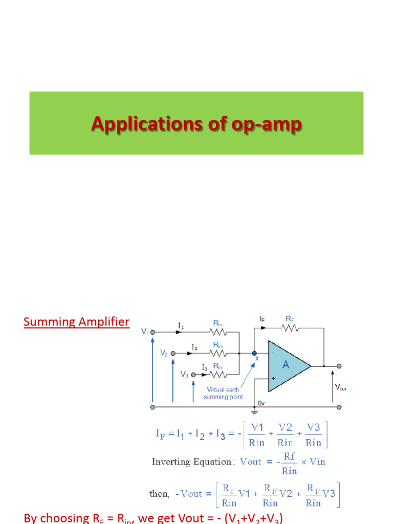 3 - Op-Amp - Summer and Subtractor | PDF