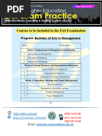 Management Exit Exam Preparation Guide | PDF | Business | Learning